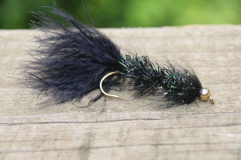 Wooly Bugger Beadhead - Crystal/Black - Wooly Bugger Fly Co.
